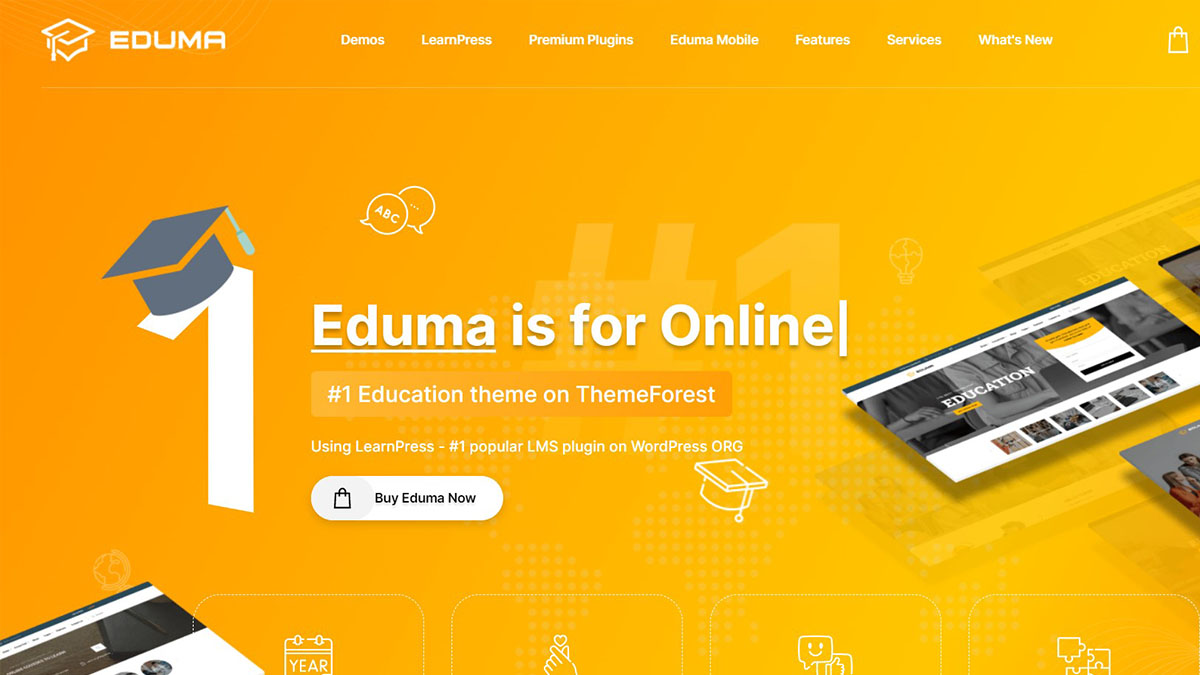 دانلود قالب Eduma وردپرس نسخه 5.3.3 - پلتفرم بوی